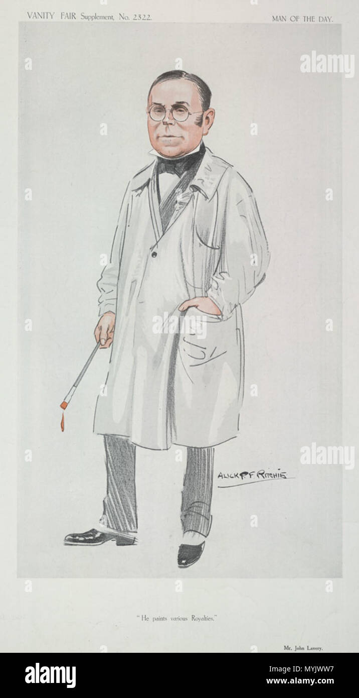 . Men of the Day No.2322: Caricature of Mr John Lavery RSA RHA ARA HROI ...
