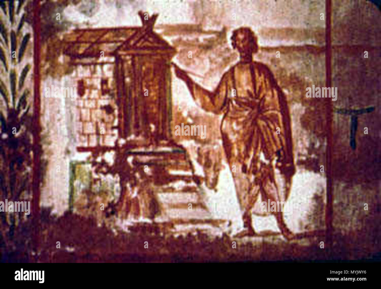 Christian symbols catacomb hi-res stock photography and images - Alamy