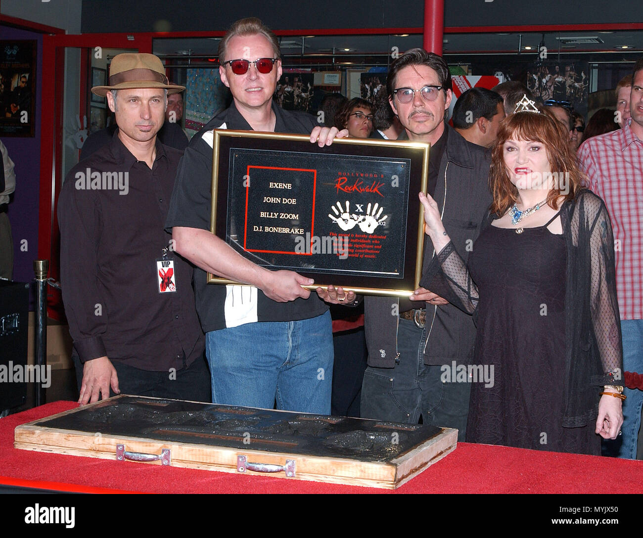 X lapunkrockband02 event in hollywood life california hi-res stock ...