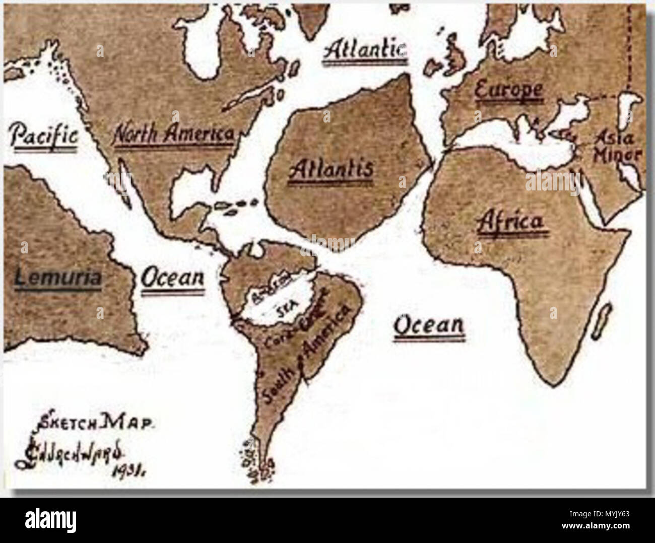 Lemuria continente hi-res stock photography and images - Alamy