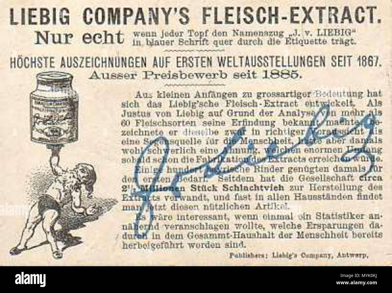 Liebig card hi-res stock photography and images - Alamy