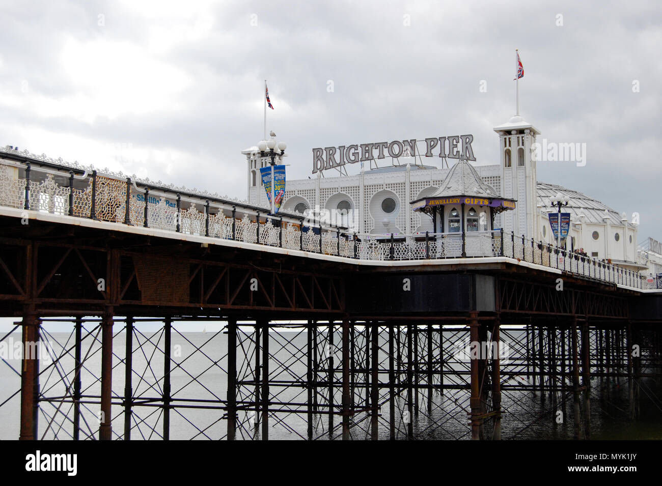 Brighton Palace Pier in daylight, Brighton, Sussex, England, United ...