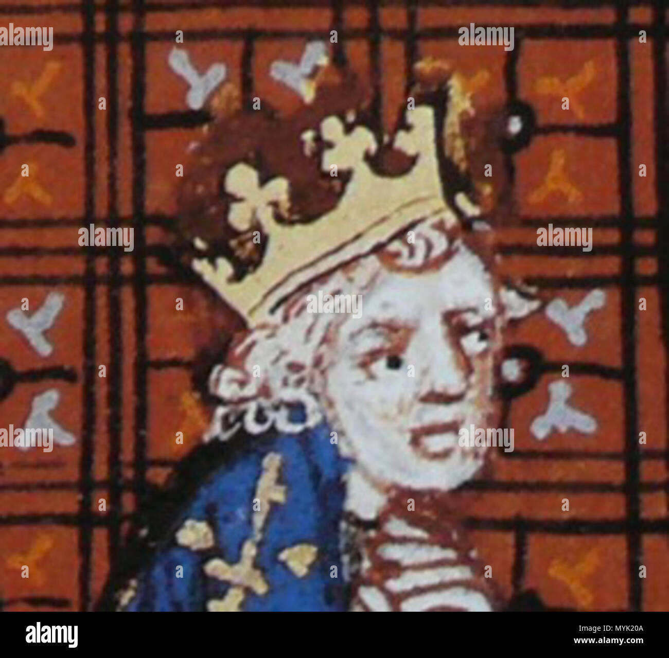 . English: Louis 6 . 14th century. Anonymous 330 Louis6 Grandi Stock ...