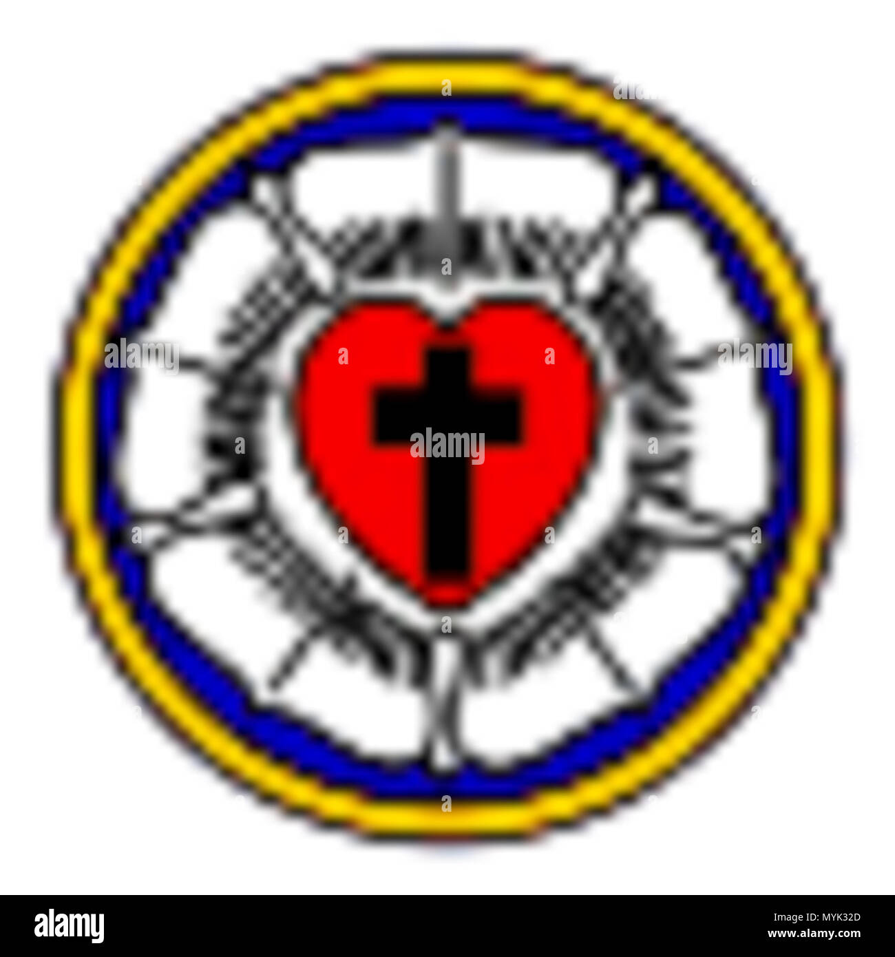 Luther symbol symbol lutheranism hi-res stock photography and images ...