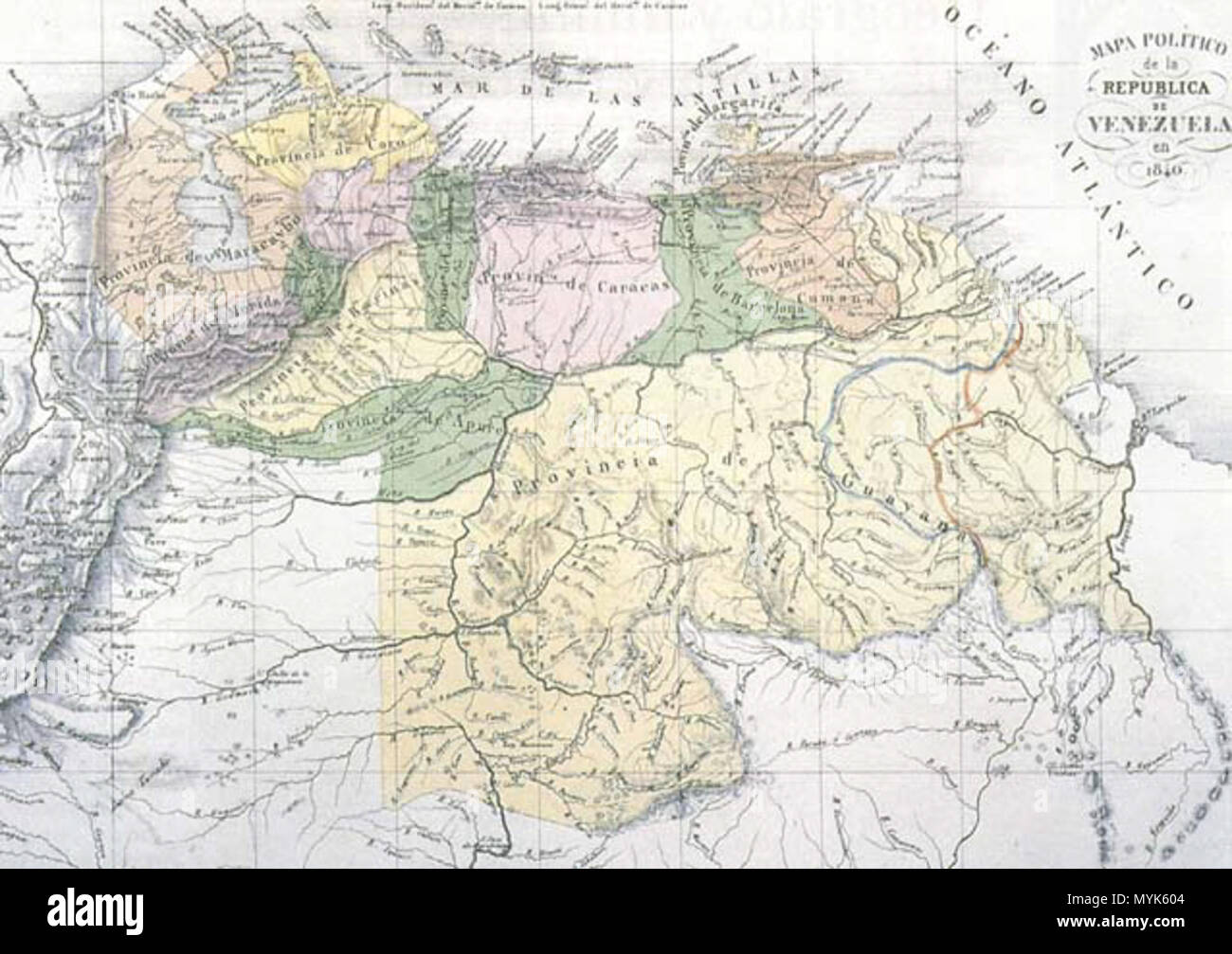 . Español: Segun Agustin Codazzi, 1840 . 29 June 2015. Agustín Codazzi ...