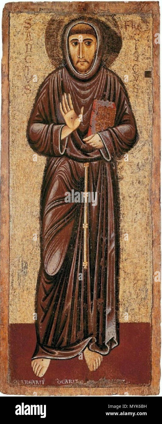 . Margaritone d'Arezzo: Saint Francis of Assisi. Arezzo, museum. 13th ...