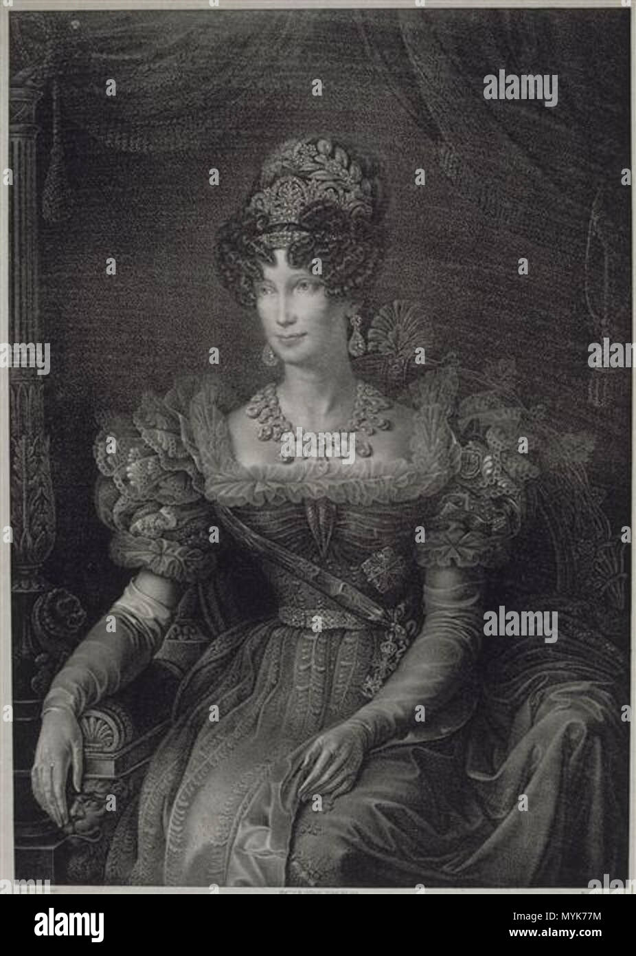 . English: Marie-Louise of Astria, Duchess of Parma . circa 1820 ...