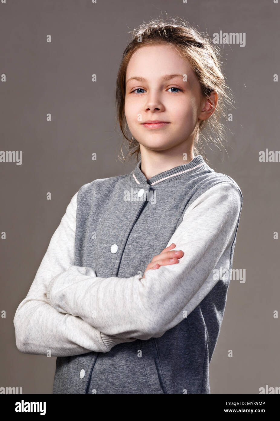 Hands crossed pose hi-res stock photography and images - Alamy