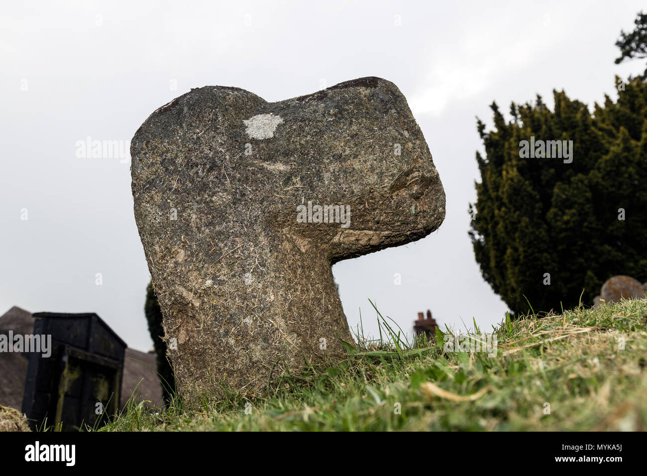 Ancient headstone, tombstone, stone, monument, memorial, plaque, tablet ...