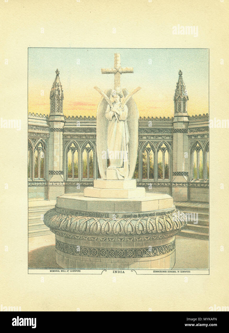 . English: 'George Moerlein and Party in India' 'Chromolithographs made ...