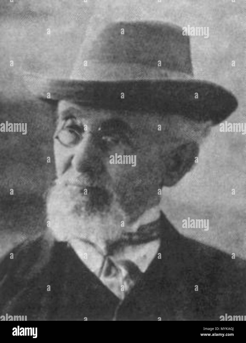 . English: Portrait of Mendele Mocher Sefarim עברית: דיוקנו של מנדלי ...