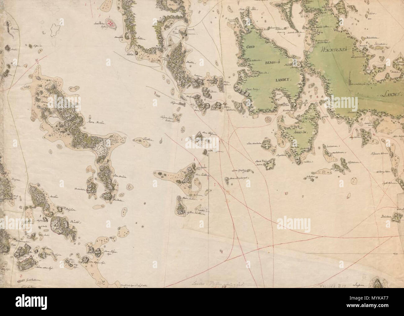 360 Merikartta Loviisan ja Pyhtään rannikolta Stock Photo - Alamy