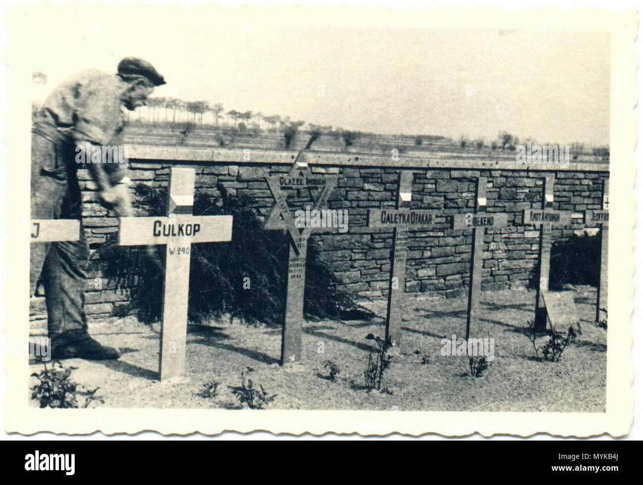 . English: Czechoslovak section of WW2 cemetery in Dunkerque (France ...