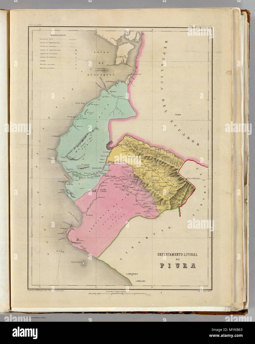 Piura mapa hi-res stock photography and images - Alamy