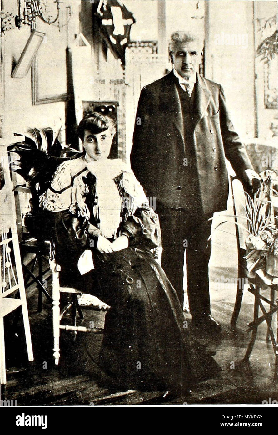 . President Pedro Montt and his wife, Sara del Campo (Chile) . 1906 ...