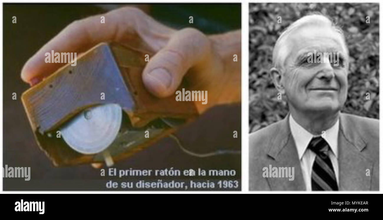 . foto de el inventor del mouse y el respectivo mouse que creó . fue ...