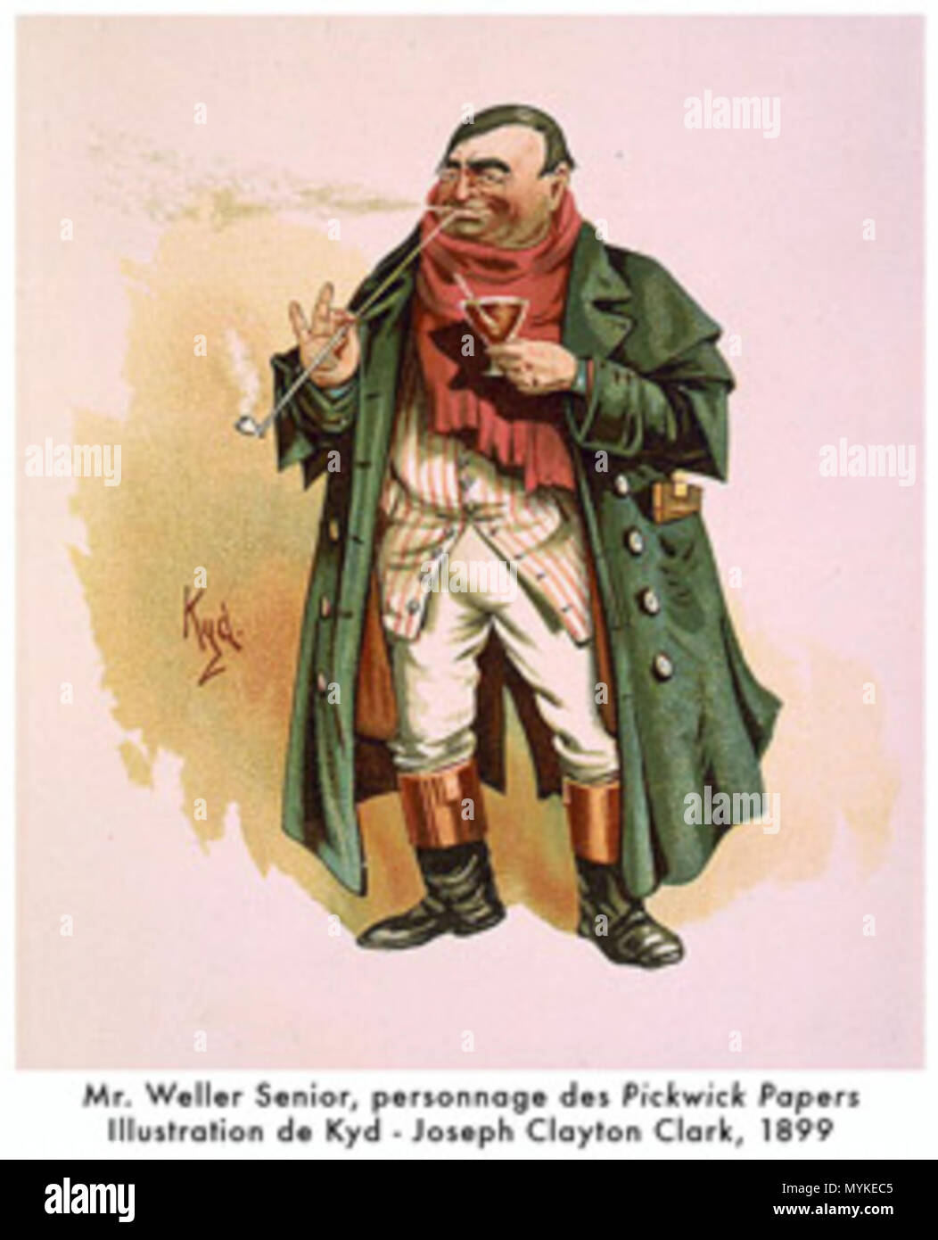 . English: The Pickwick Papers: Tony Weller, Sam Weller's father ...