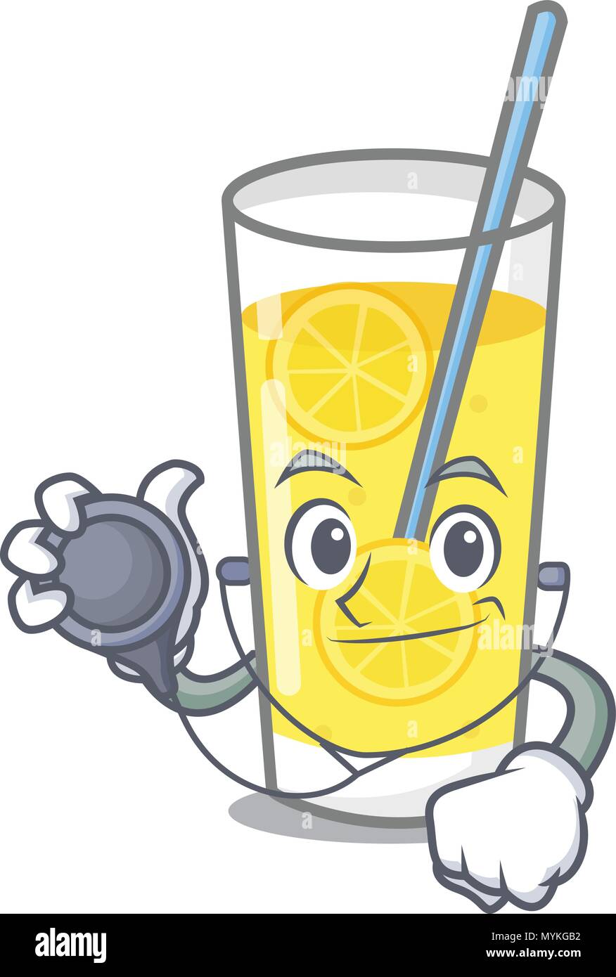 Doctor lemonade character cartoon style Stock Vector Image & Art - Alamy