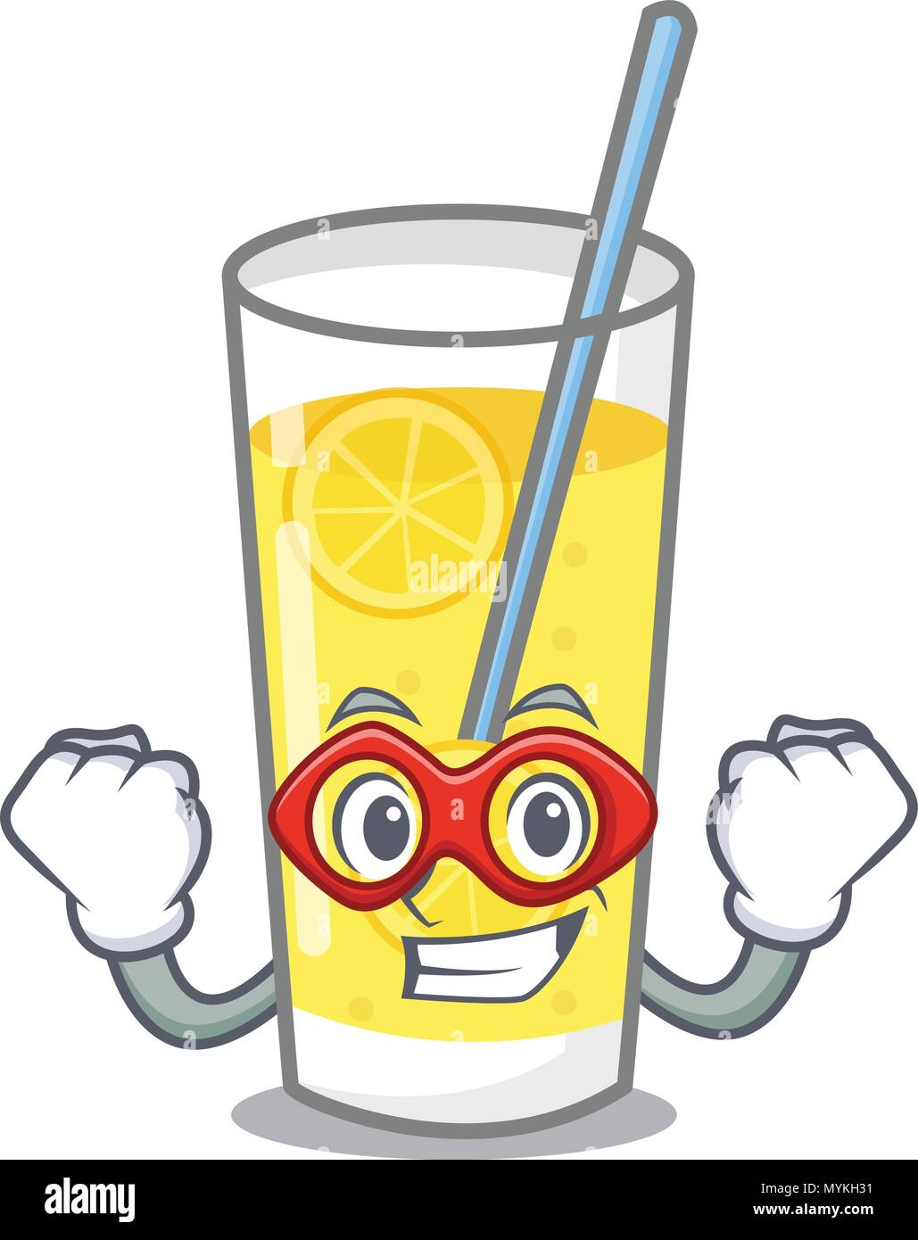 Super hero lemonade character cartoon style Stock Vector Image & Art ...