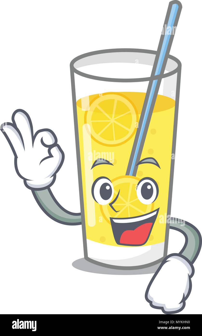 Okay lemonade character cartoon style Stock Vector Image & Art - Alamy