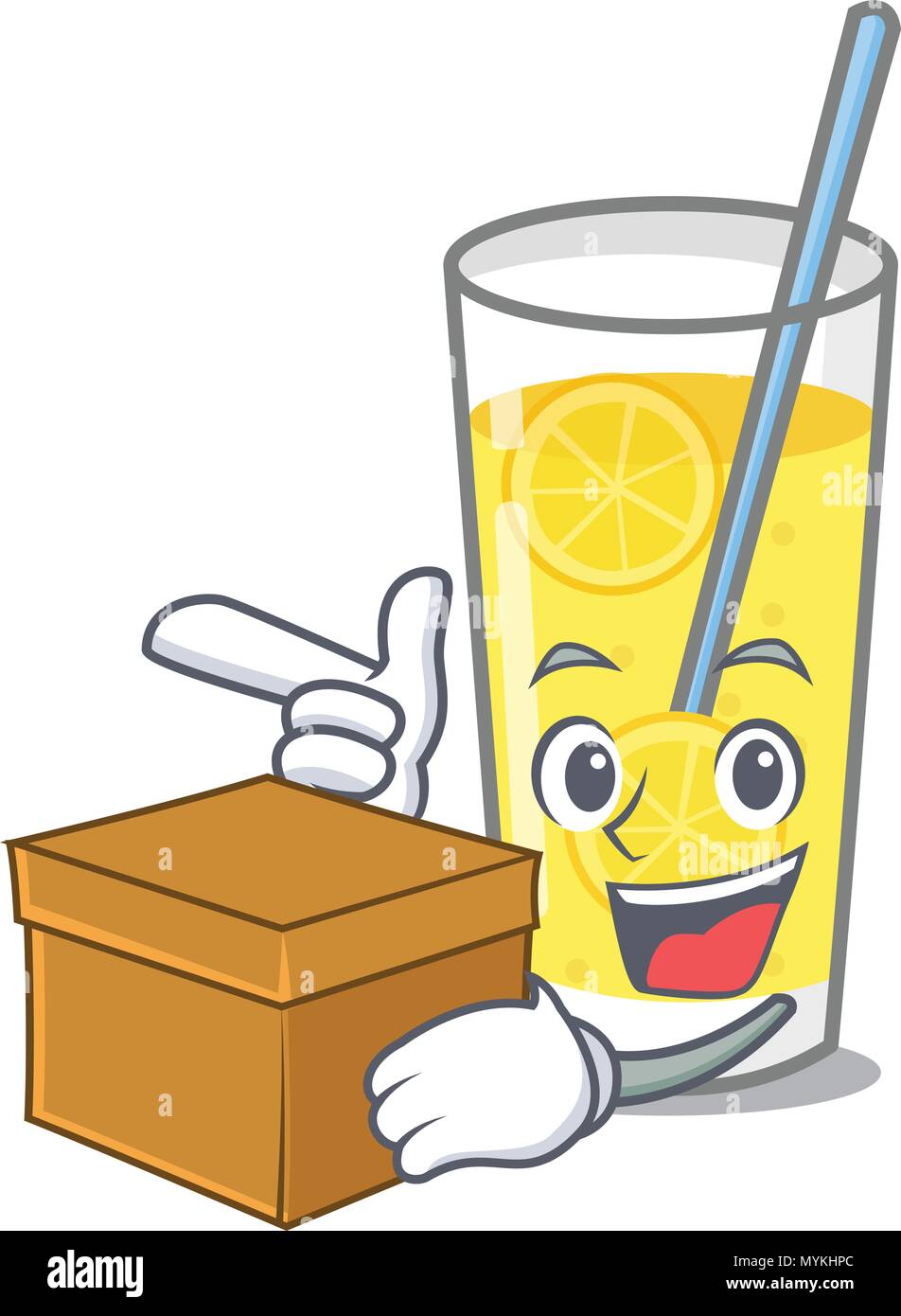 Box fresh lemon ice Stock Vector Images - Alamy