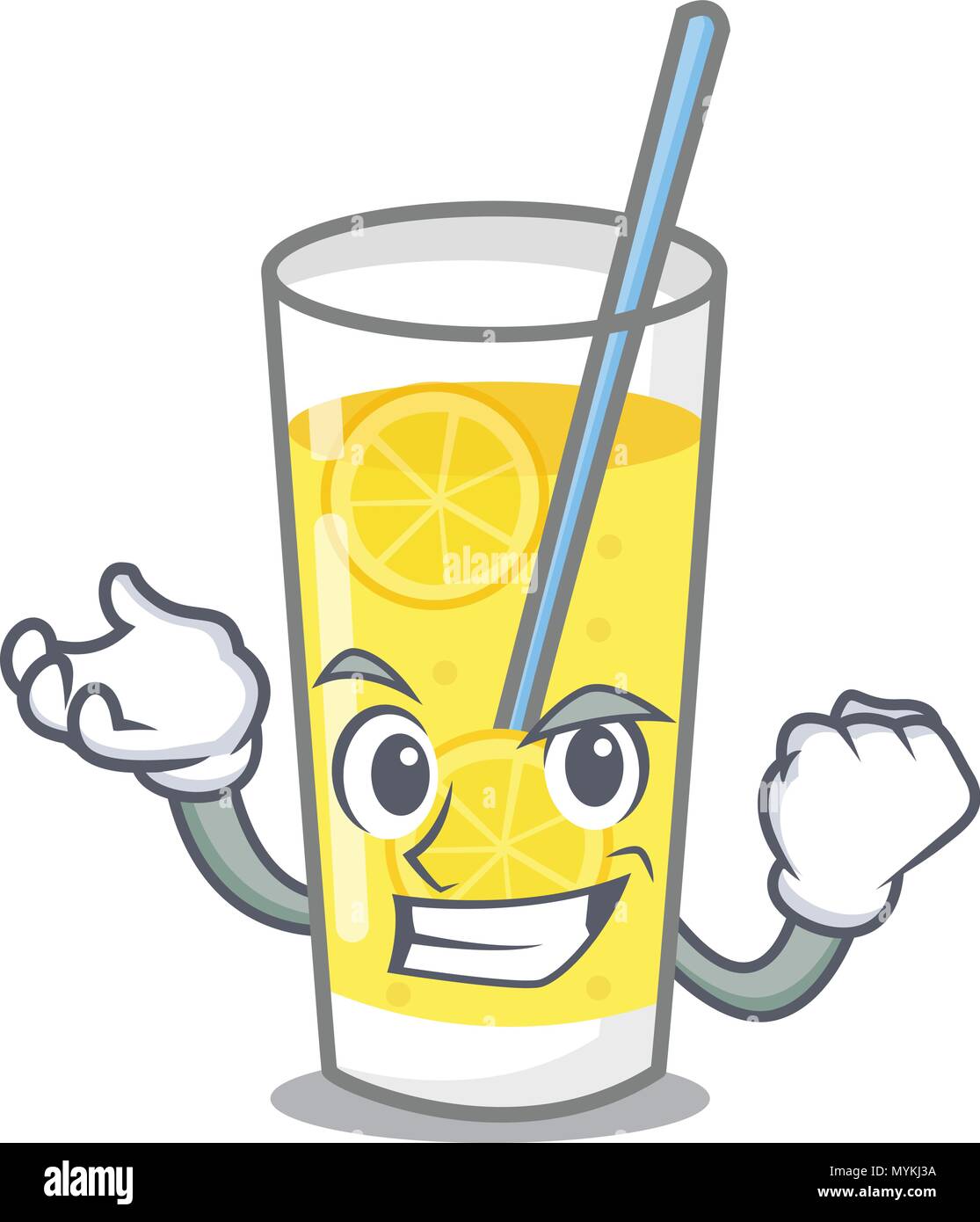 Successful lemonade character cartoon style Stock Vector Image & Art ...