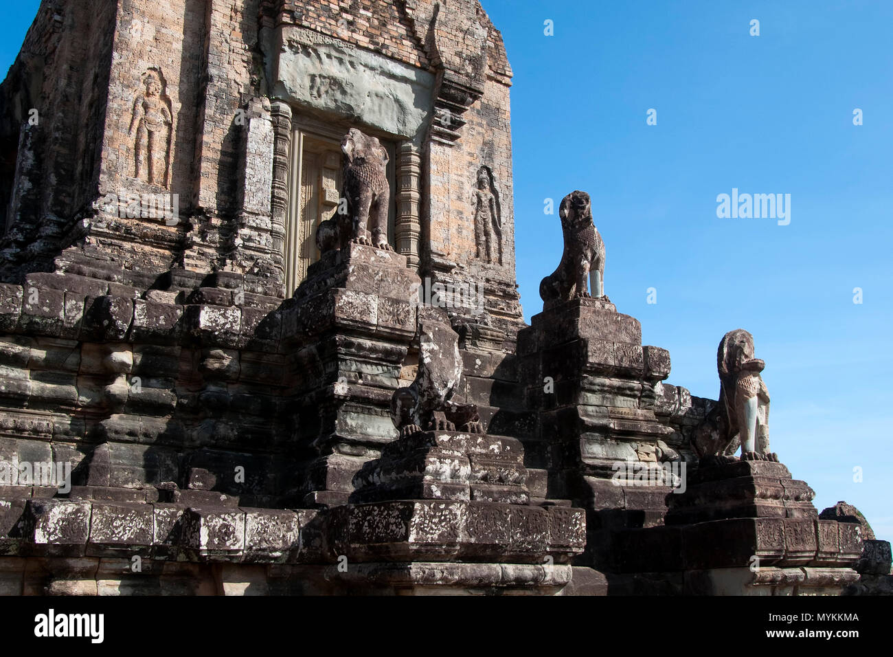 Siem Reap Cambodia, view of Pre Rup a 10th century hindu temple with ...