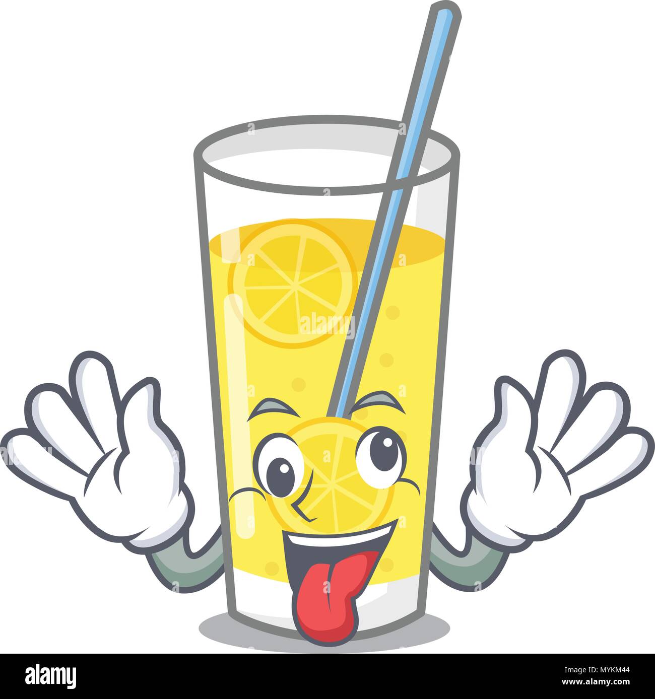 Crazy lemonade mascot cartoon style Stock Vector Image & Art - Alamy