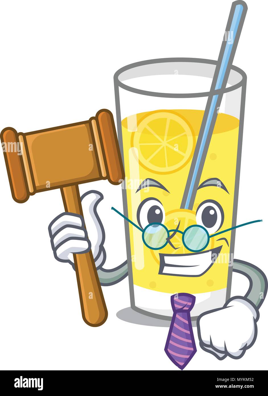 Judge lemonade mascot cartoon style Stock Vector Image & Art - Alamy