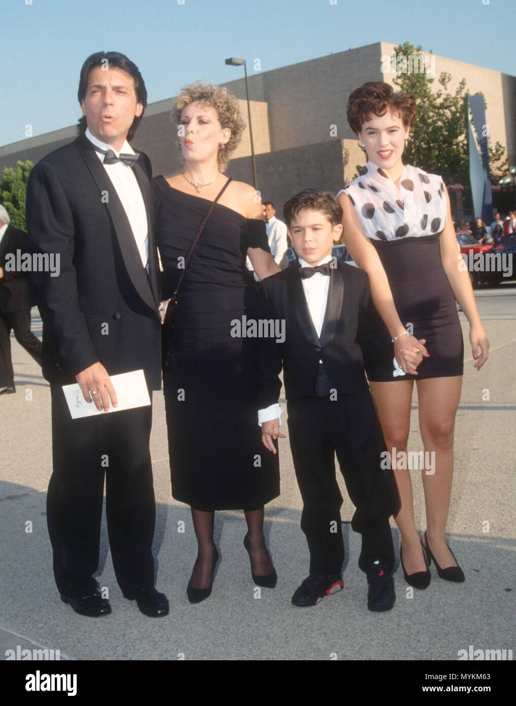 PASADENA, CA - AUGUST 25: (L-R) Tom Milano, Lin Milano, Cory Milano and ...