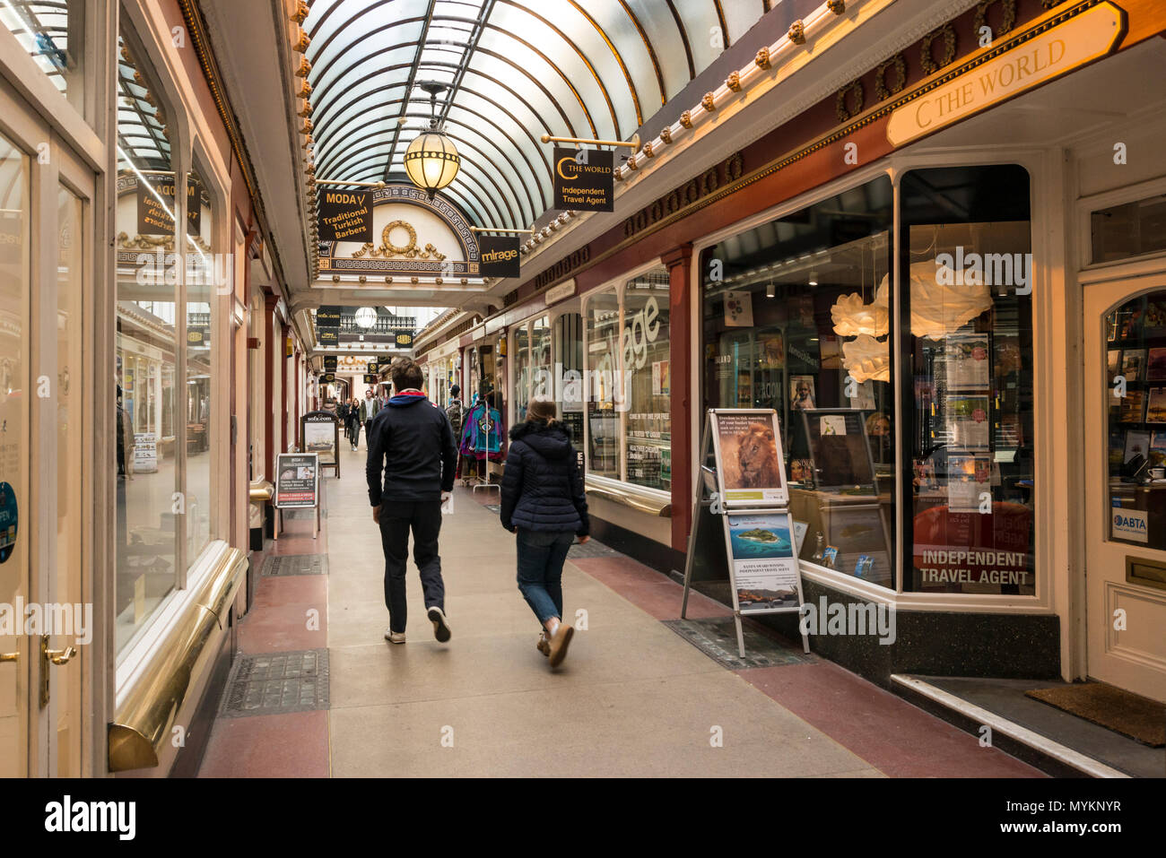 Corridor shopping arcade bath hi-res stock photography and images - Alamy