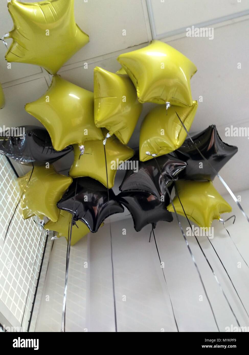 came in to find these beautiful floating star balloons to celebrate my ...