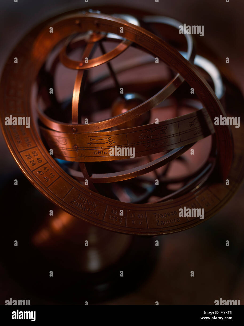 Celestial map zodiac hi-res stock photography and images - Alamy