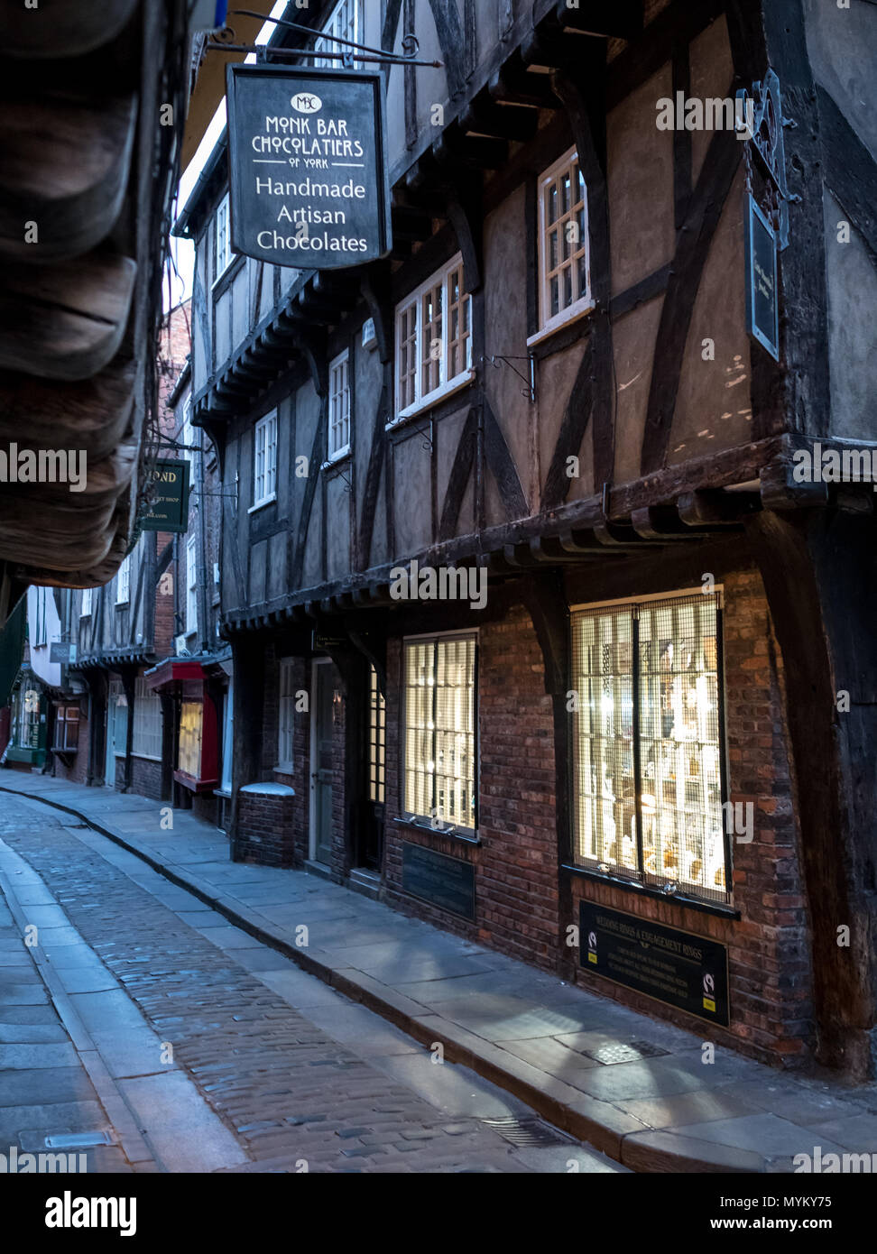 The Shambles, historic street of butcher shops dating back to medieval ...