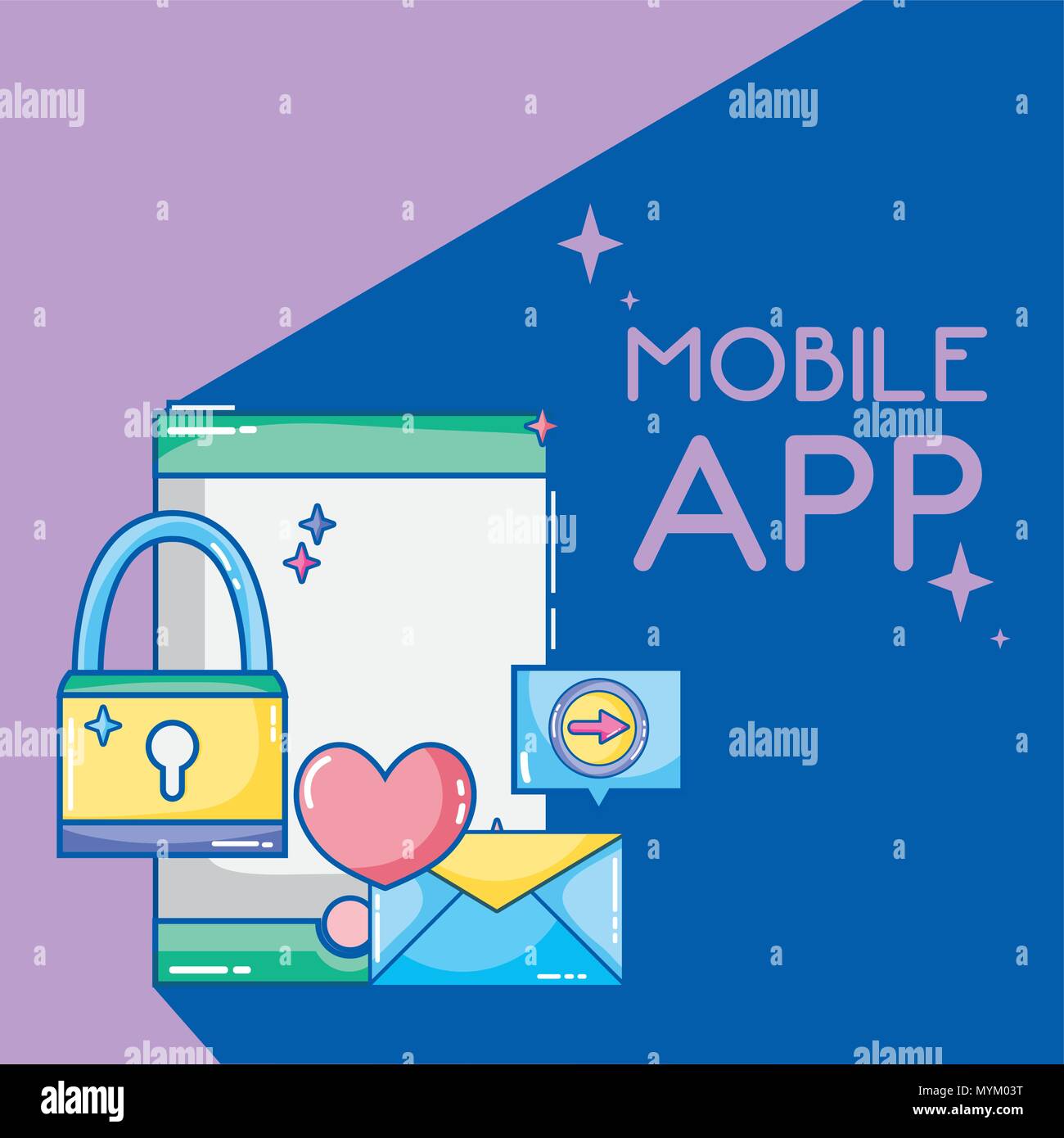 Mobile app technology Stock Vector Image & Art - Alamy