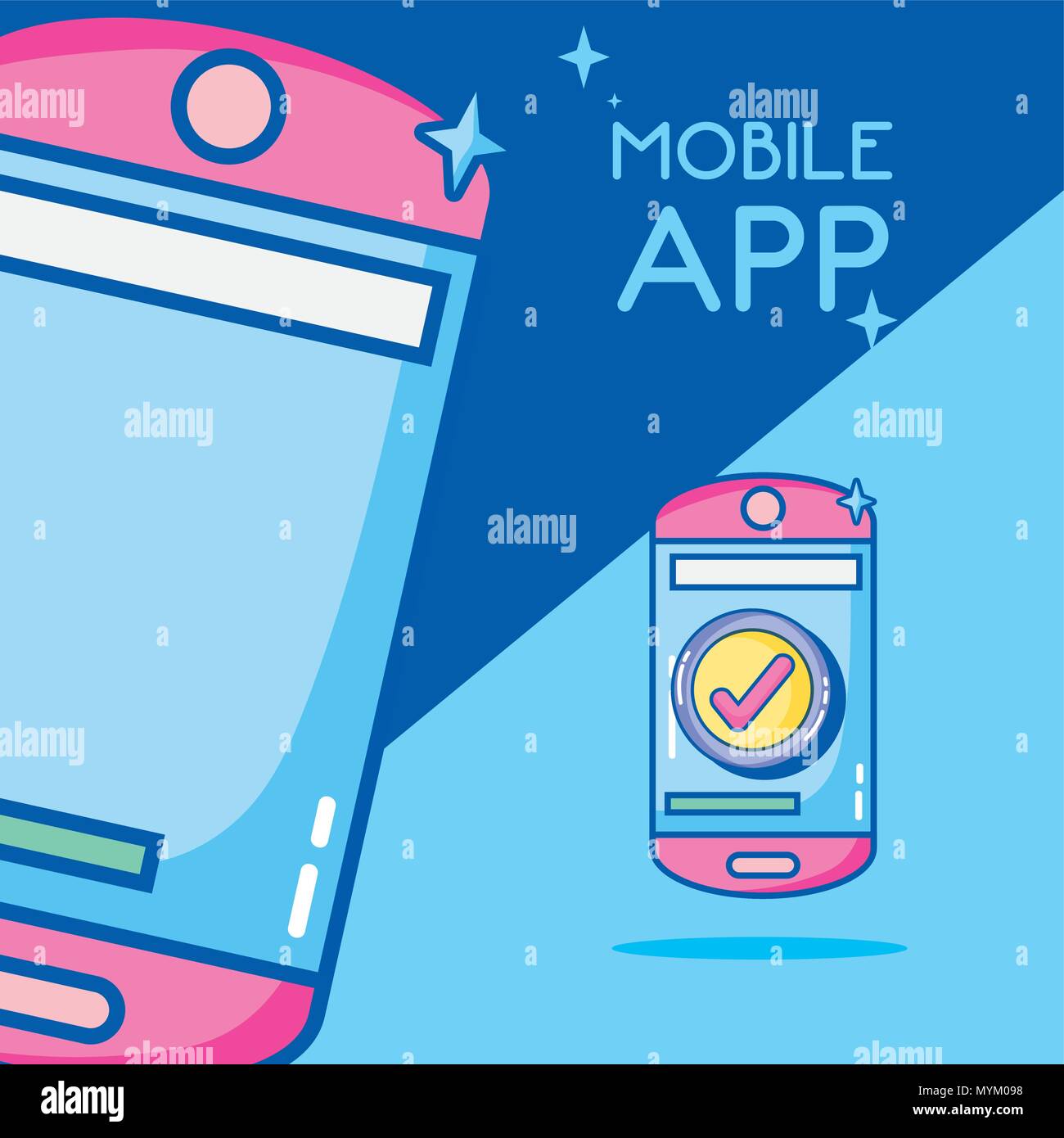 Mobile app technology Stock Vector Image & Art - Alamy