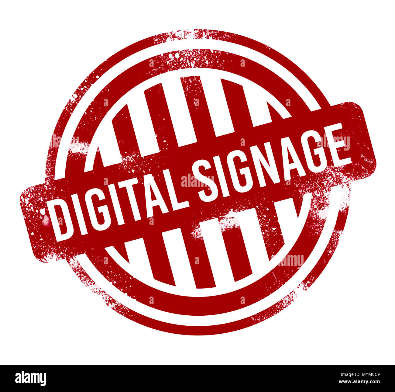 Digital signage ad Cut Out Stock Images & Pictures - Alamy