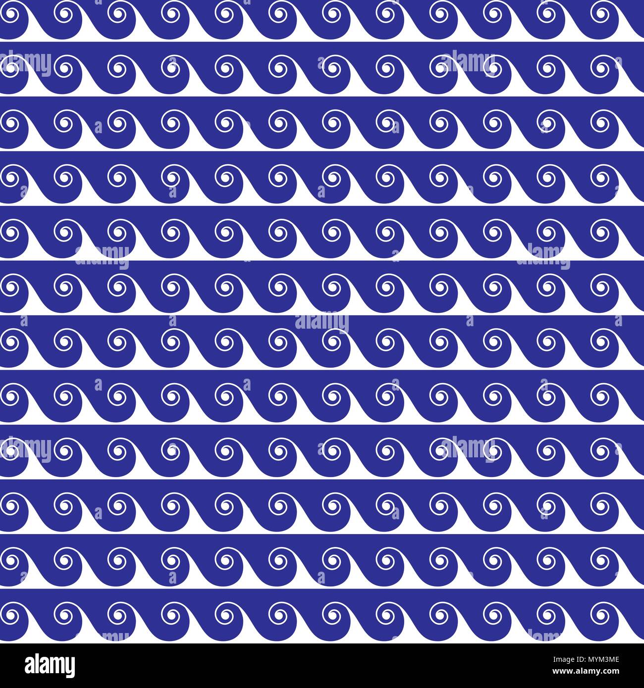 Ocean wave vector greek style hi-res stock photography and images - Alamy