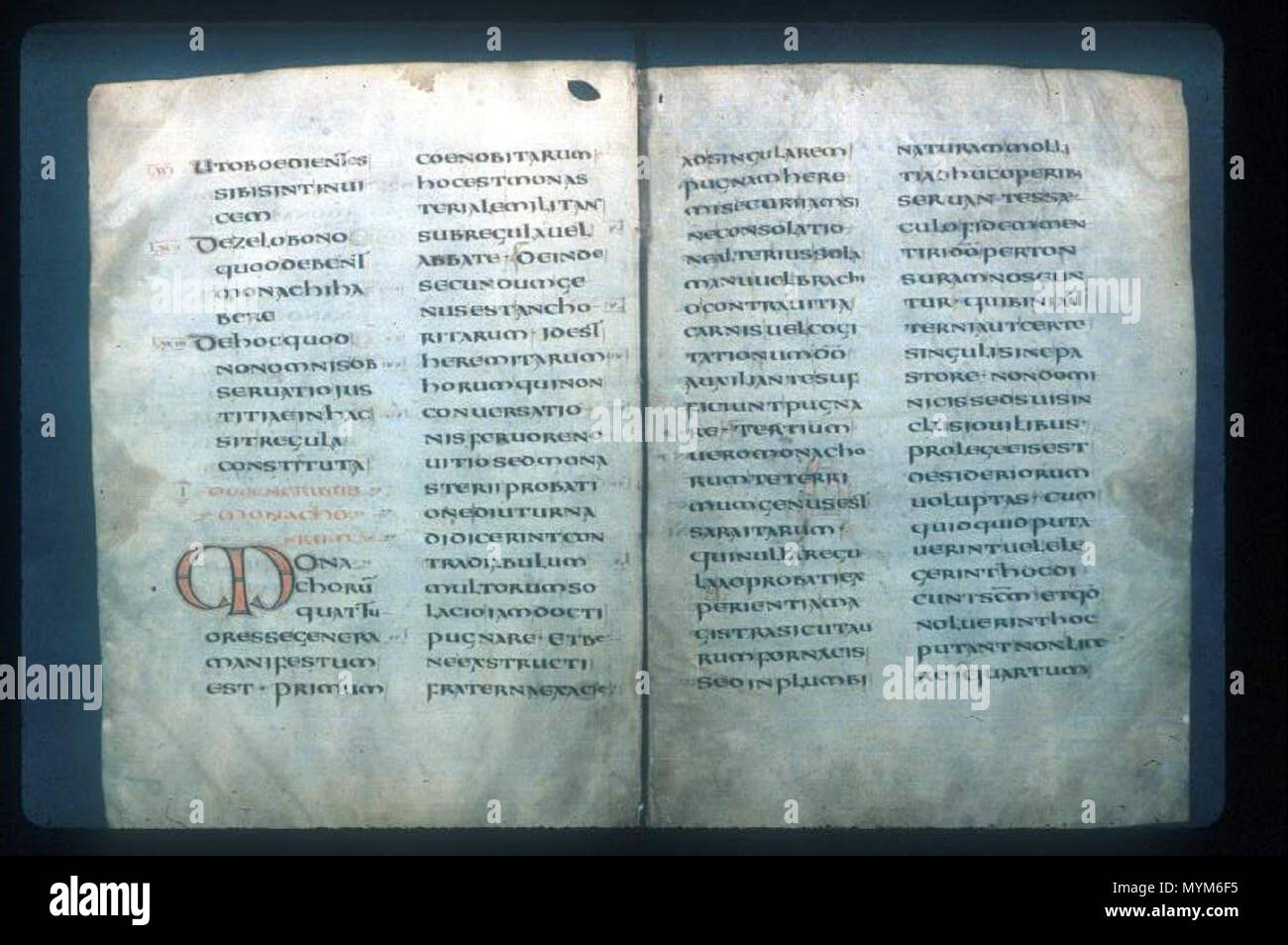 . MS. Hatton 48 fol. 6v-7r of the Bodleian library in Oxford. This ...