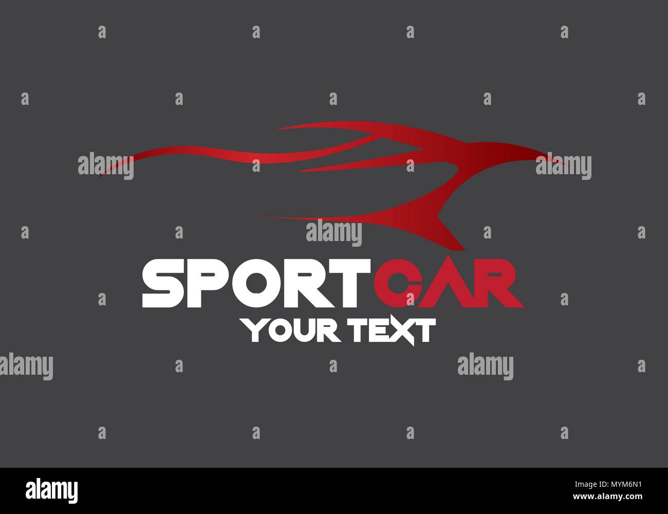 Sportcar logo hi-res stock photography and images - Alamy