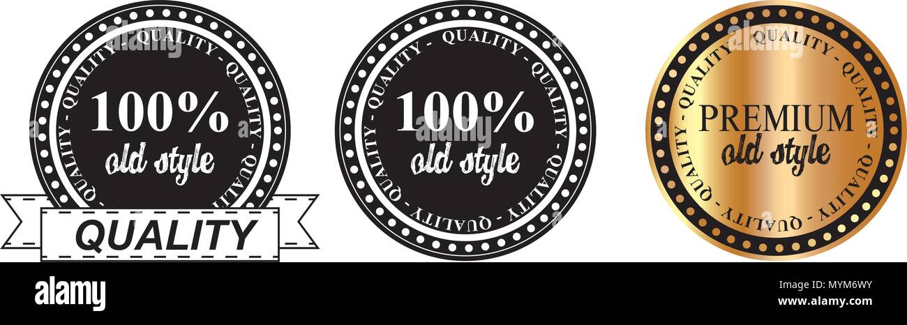 old style labels Stock Vector Image & Art - Alamy