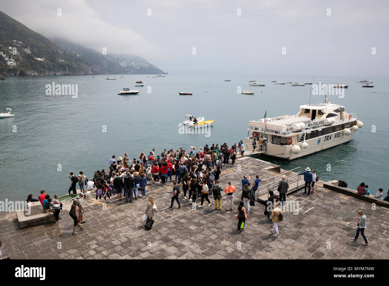 Positano amalfi ferry hi-res stock photography and images - Alamy