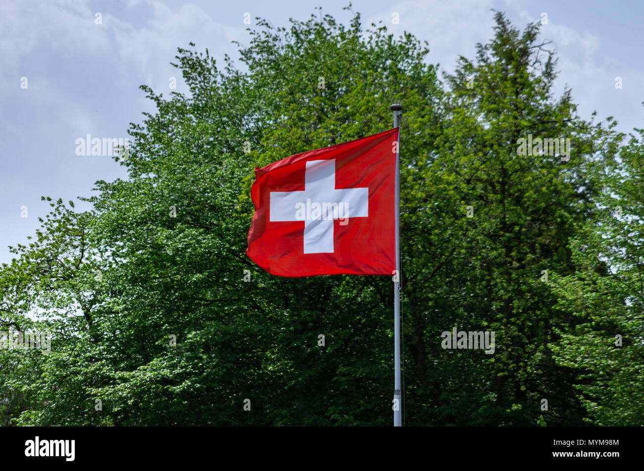 Swiss flag colors hi-res stock photography and images - Alamy