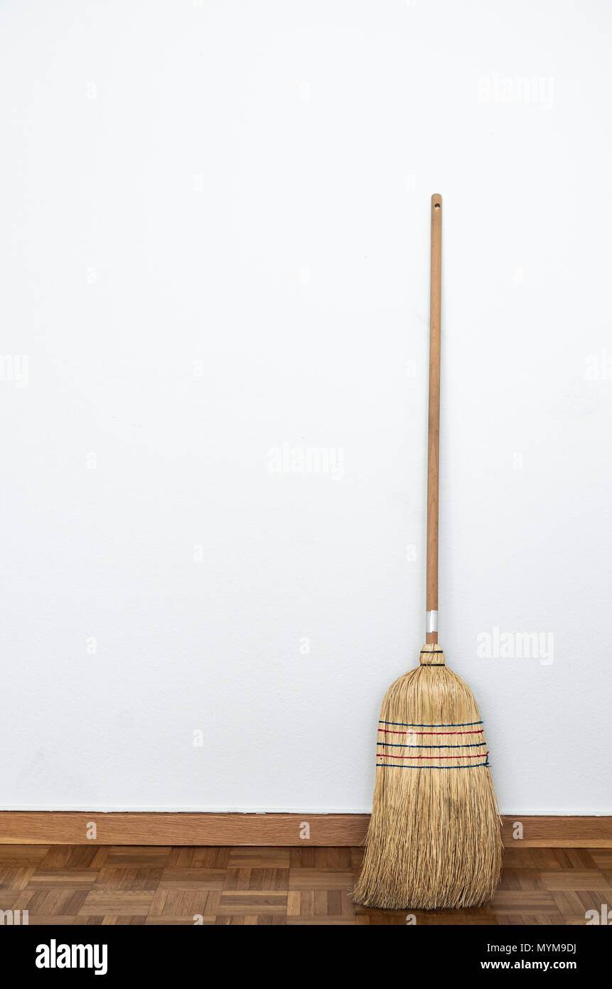 Leaning broom hi-res stock photography and images - Alamy
