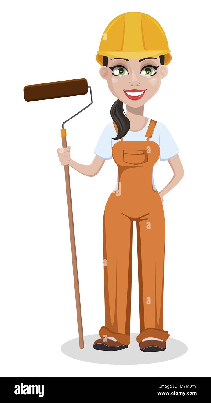 Construction Clip Art Girl Female Construction Worker Cartoon Images