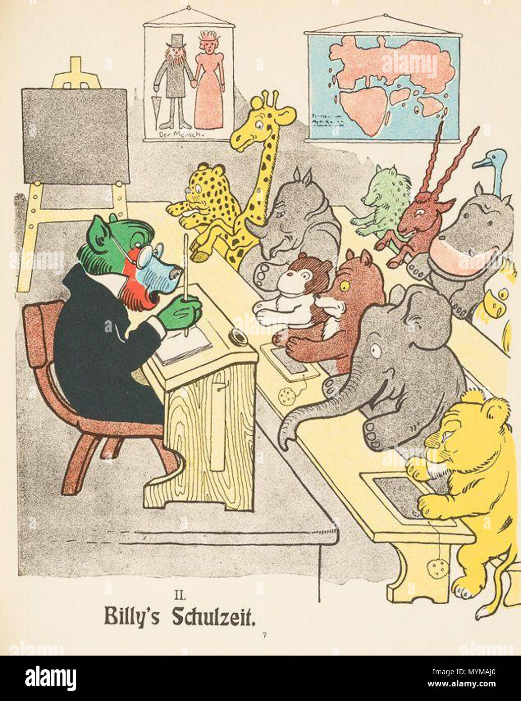 . Billy's Schulzeit. aus: Billy's Erdengang. Eine Elephantengeschichte ...