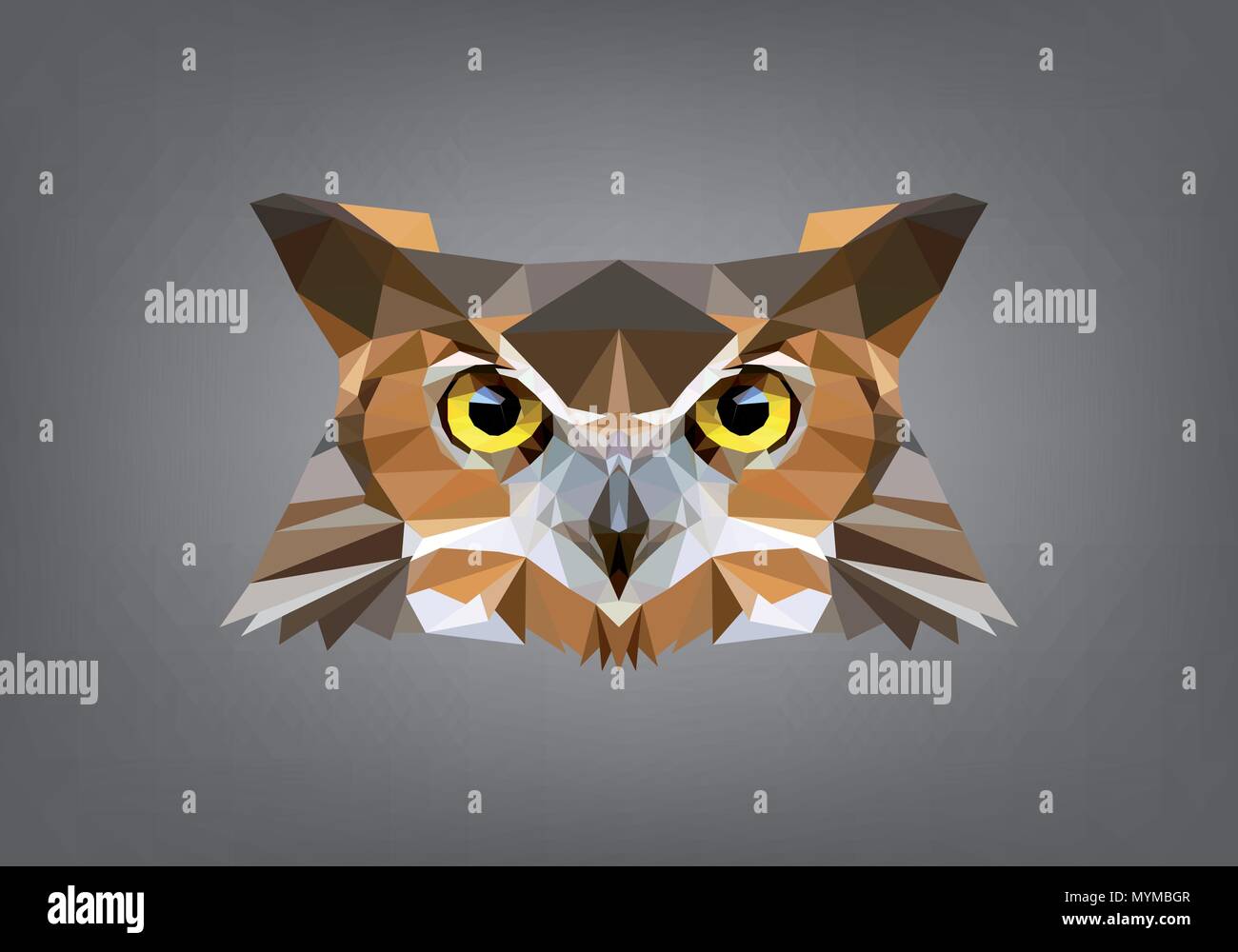 Polygon animals hi-res stock photography and images - Alamy