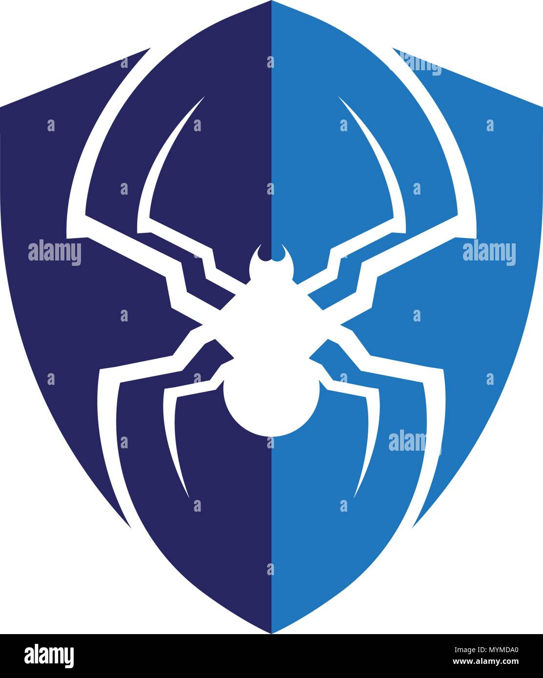 Spider Logo design vector illustration design template Stock Vector ...