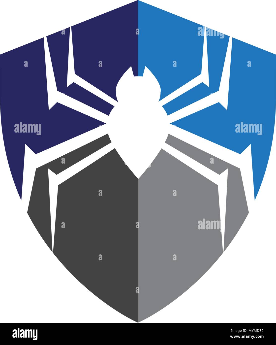 Spider Logo design vector illustration design template Stock Vector ...