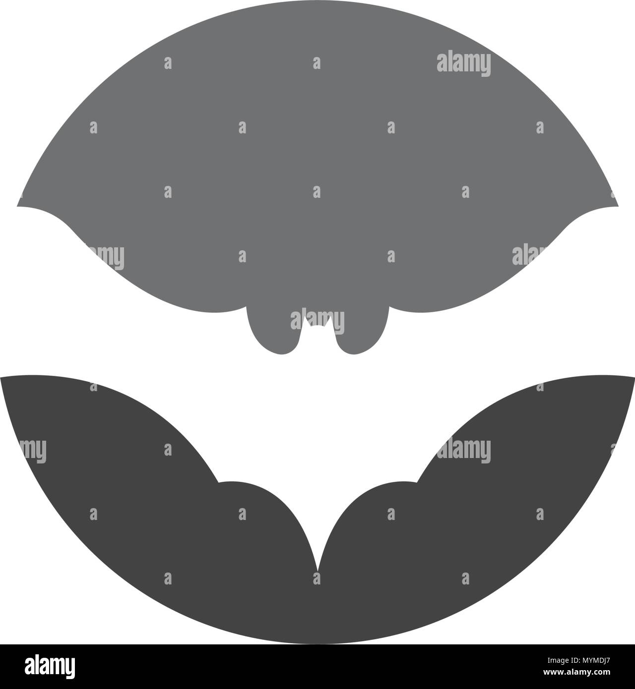 Bat vector icon logo template illustration design Stock Vector Image ...